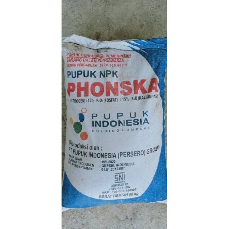 Jual pupuk NPK Phonska merah 1 kg original | Shopee Indonesia