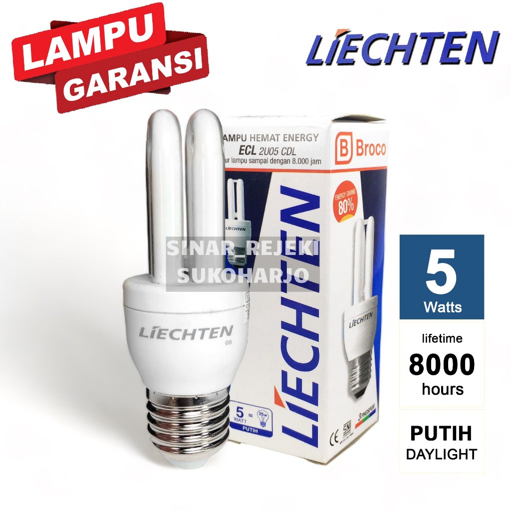 Jual Broco Liechten 5 Watt Lampu Jari 5W PLC 2U LHE 2 U Garansi ...