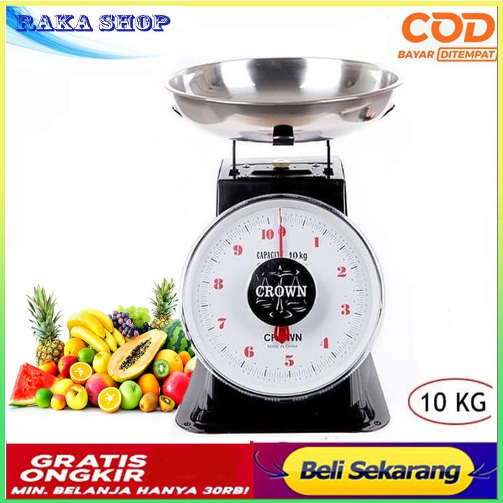 Jual Timbangan Jarum CROWN / Timbangan Duduk / Timbangan Mangkok / Timbangan Daging / Timbangan ...