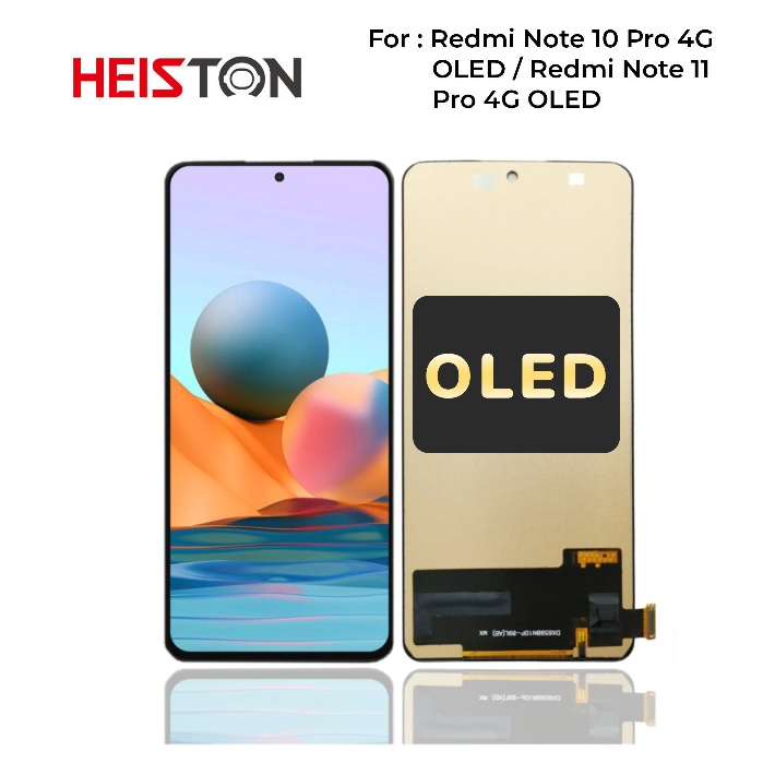 Jual HEISTON ~ Lcd Redmi note 10 pro 4G Oled / Redmi note 11 pro 4G Oled / Poco x4 Oled fullset ...
