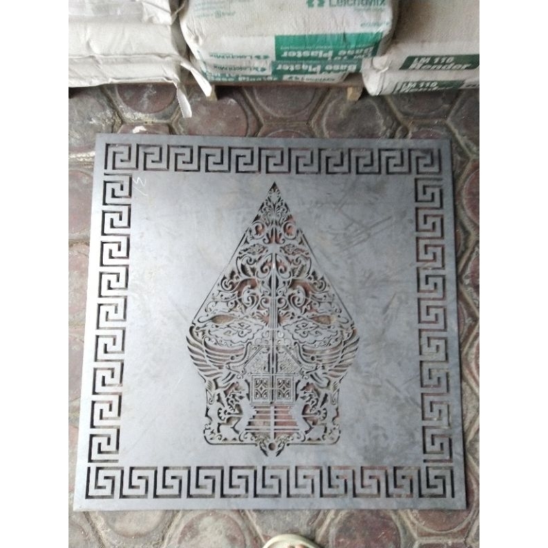 Jual Laser Cutting Plat Besi Custom Ornamen Pagar Tebal 1.8 mm | Shopee ...
