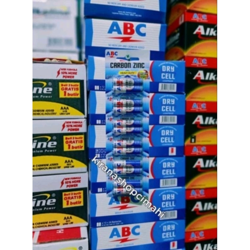 Jual Abc Biru AAA isi 12 pcs / A3 / baterai | Shopee Indonesia