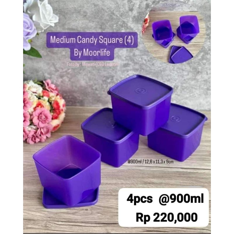 Jual Medium Candy Square (4pcs) | Shopee Indonesia