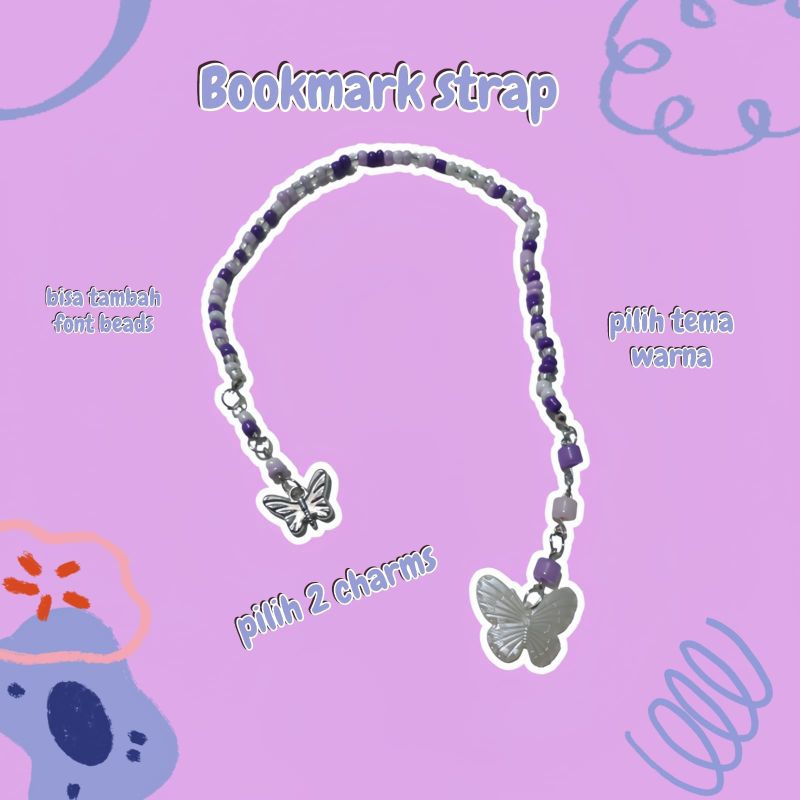 Jual CUSTOM BOOKMARK STRAP BEADS | Shopee Indonesia