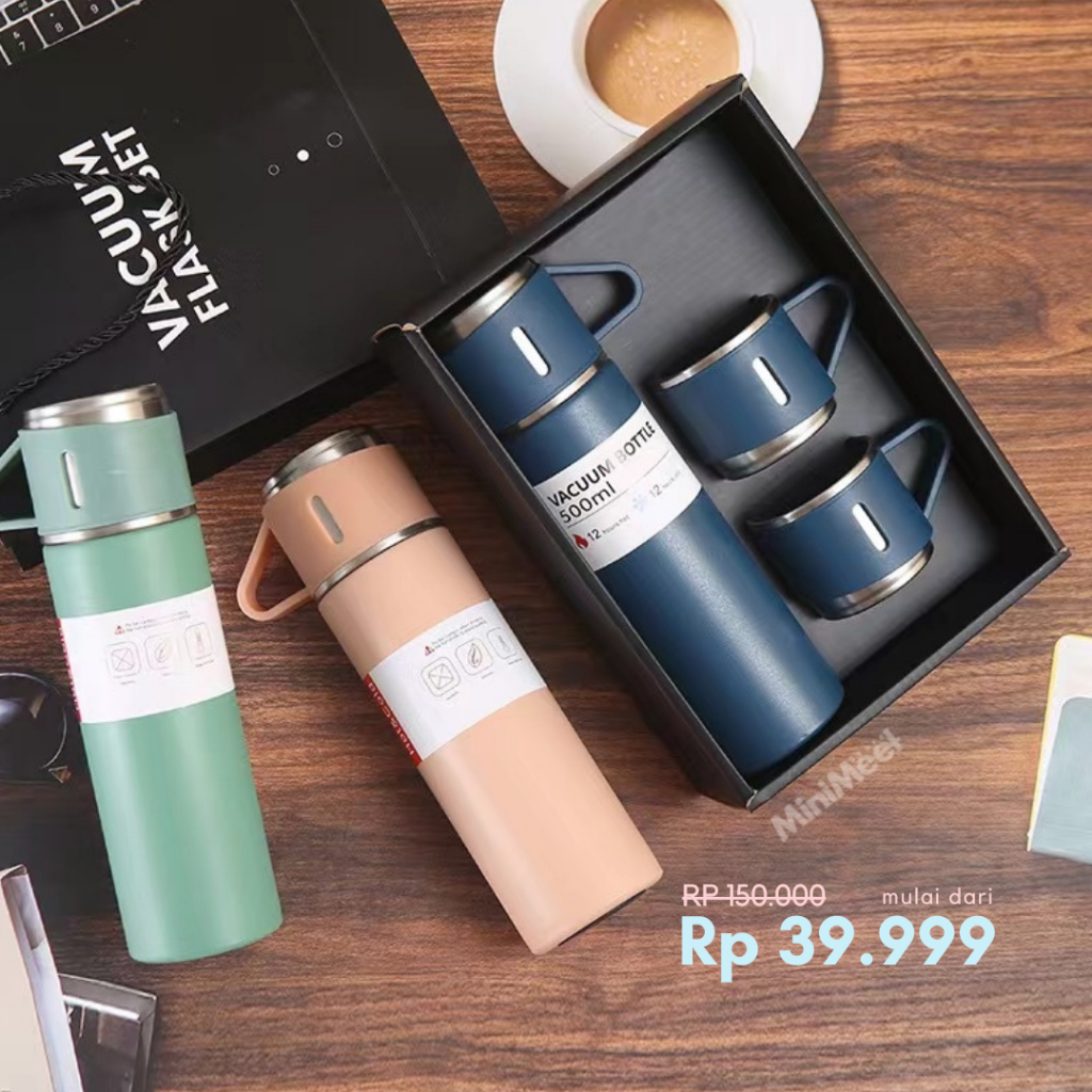Jual Termos SULTAN SET BOTOL VACUUM FLASK Travel Vacuum Set Box Gift ...