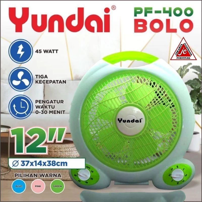 Jual KIPAS ANGIN MEJA BOX FAN KARAKTER 12" YUNDAI PF400 | Shopee Indonesia