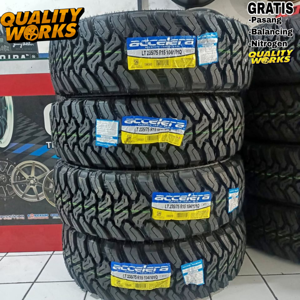 Jual BAN MOBIL OFFROAD MURAH 235 75 R15 ACCELERA MT-01 TAFT, KATANA ...