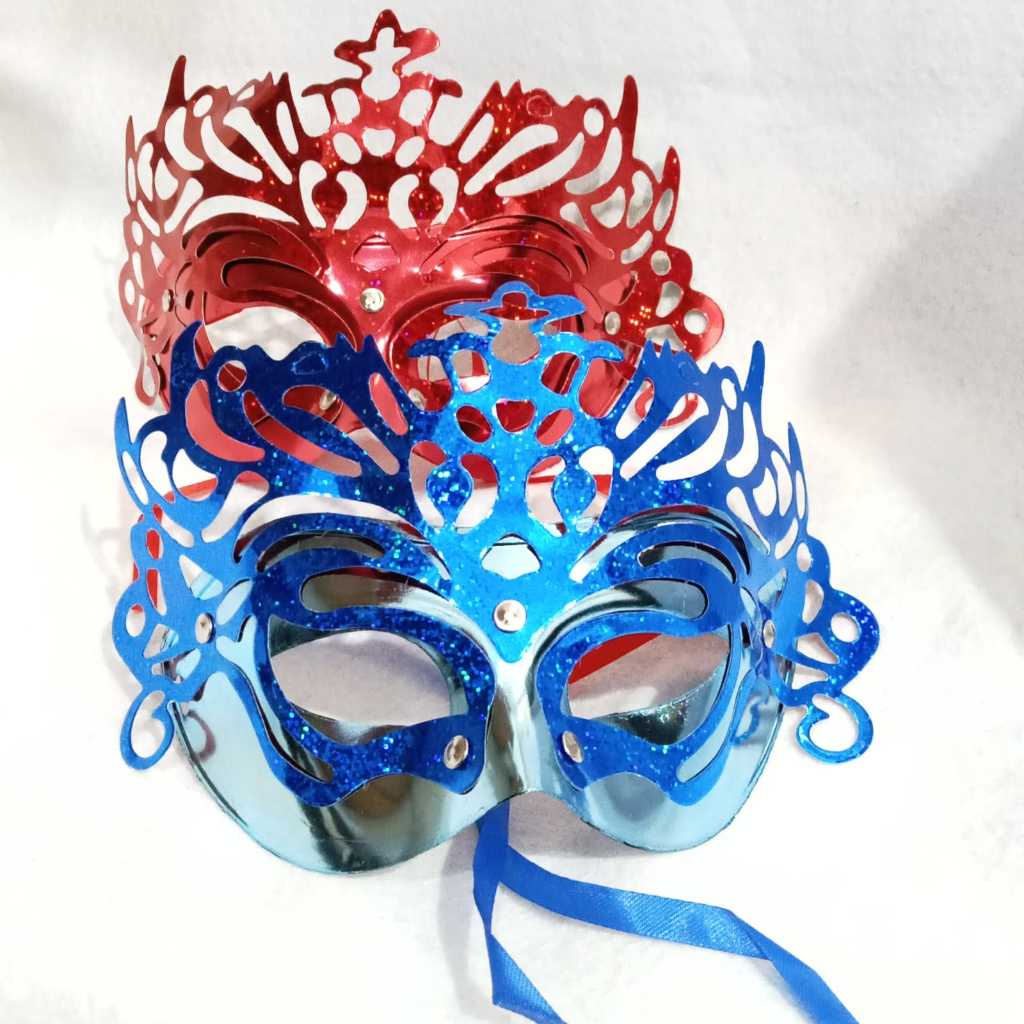 Jual Topeng Pesta Motif Ukiran Metalik | Shopee Indonesia