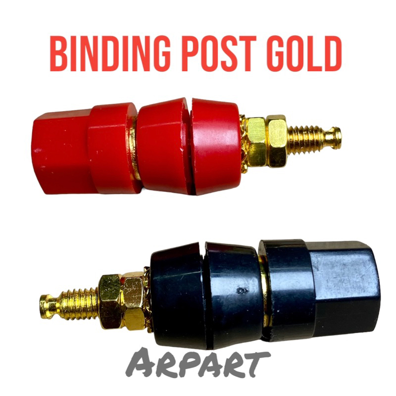 Jual binding post gold besar | Shopee Indonesia