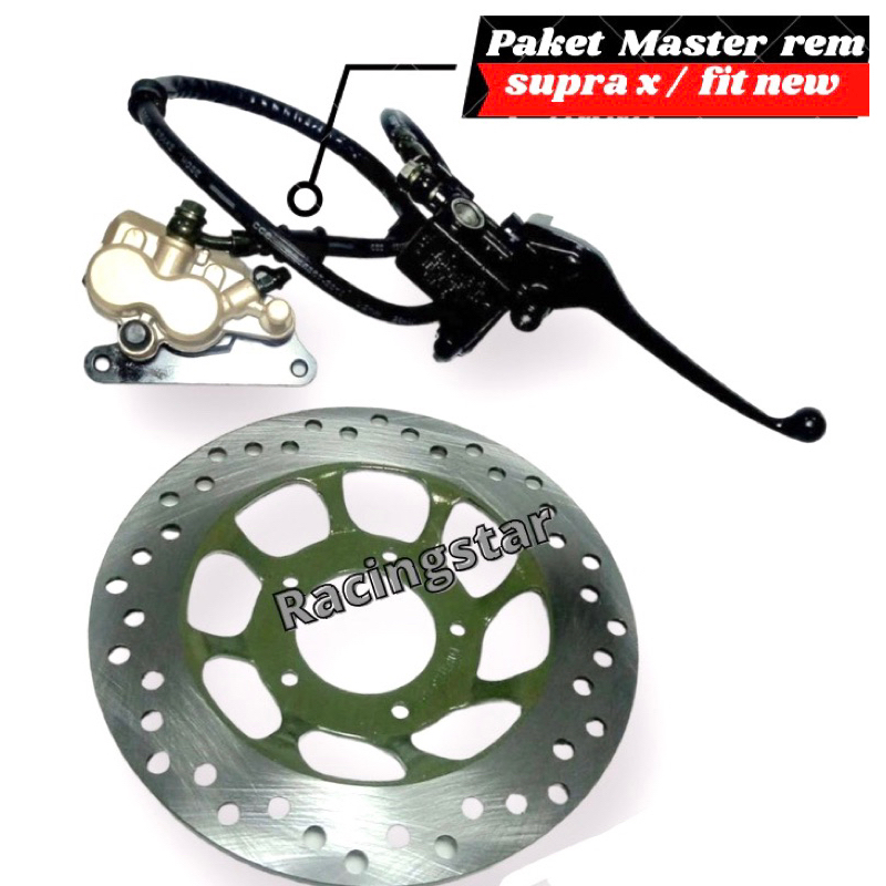 Jual paket master rem atas master rem komplit supra fi supra x125 revo lama kharisma set kaliper ...