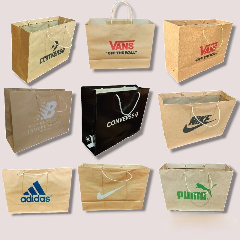 Jual Paper Bag Kado Sepatu (Bisa Custom Logo/Nama Toko) | Shopee Indonesia