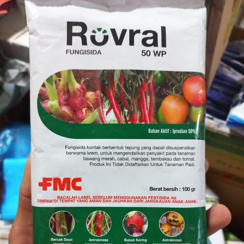 Jual fungisida rovral 50 wp 100 gram | Shopee Indonesia