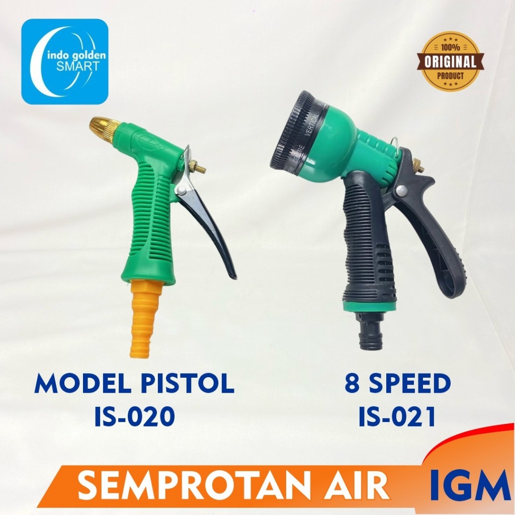Jual SEMPROTAN AIR IGM 8 SPEED / SEMPROTAN TAMAN MODEL PISTOL IS-020 IS ...