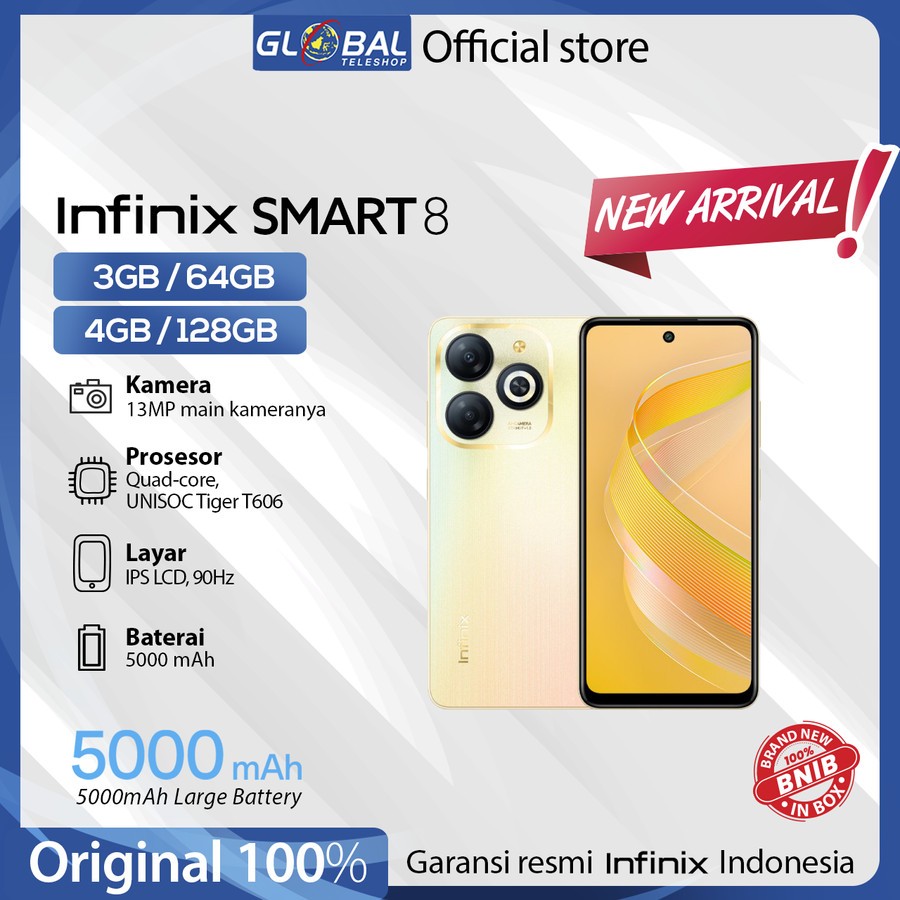 Jual Infinix Smart 8 Pro Garansi Resmi | Shopee Indonesia