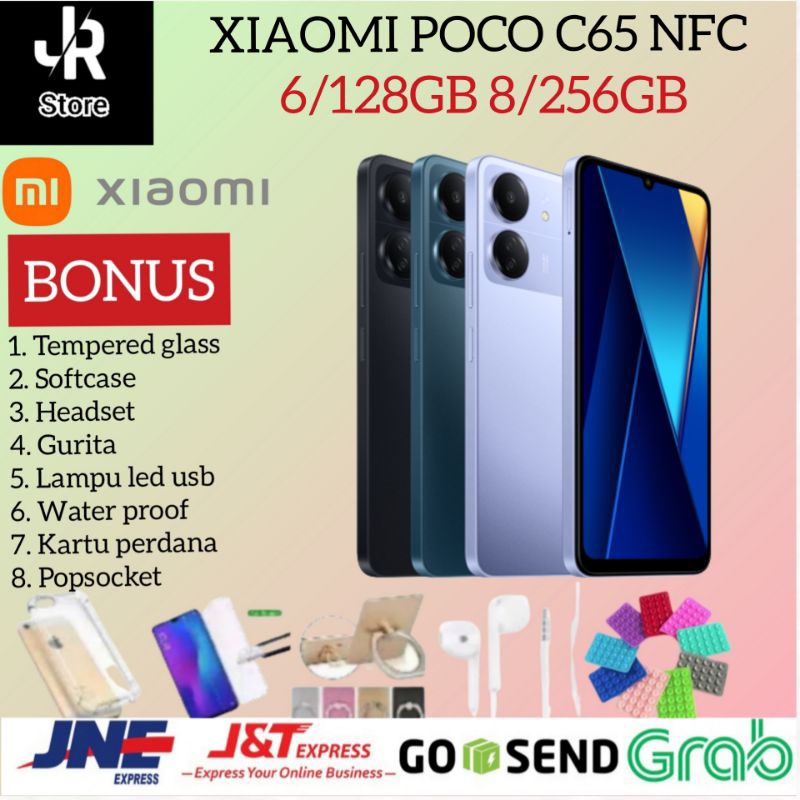 Jual XIAOMI POCO C65 NFC RAM 8/256GB 6/128GB GARANSI RESMI XIAOMI INDONESIA FULLBONUS | Shopee ...