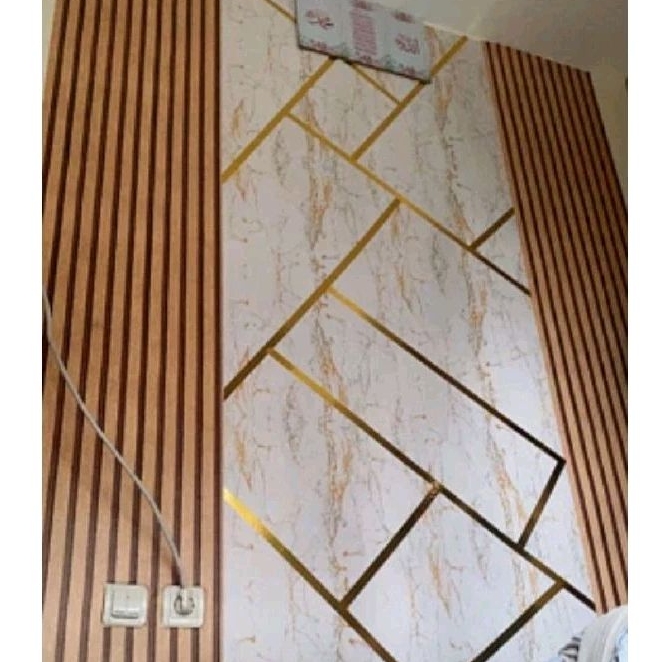 Jual [ 50 METER ] STIKER LIST GOLD & SILVER PEMBATAS NAT KERAMIK HIASAN ...