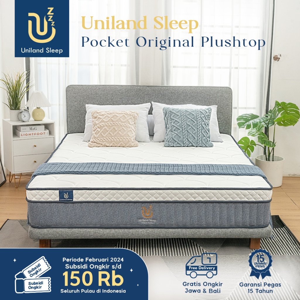 Jual Uniland Sleep 180x200 / King Size / Ukuran No 1 / Kasur Busa ...