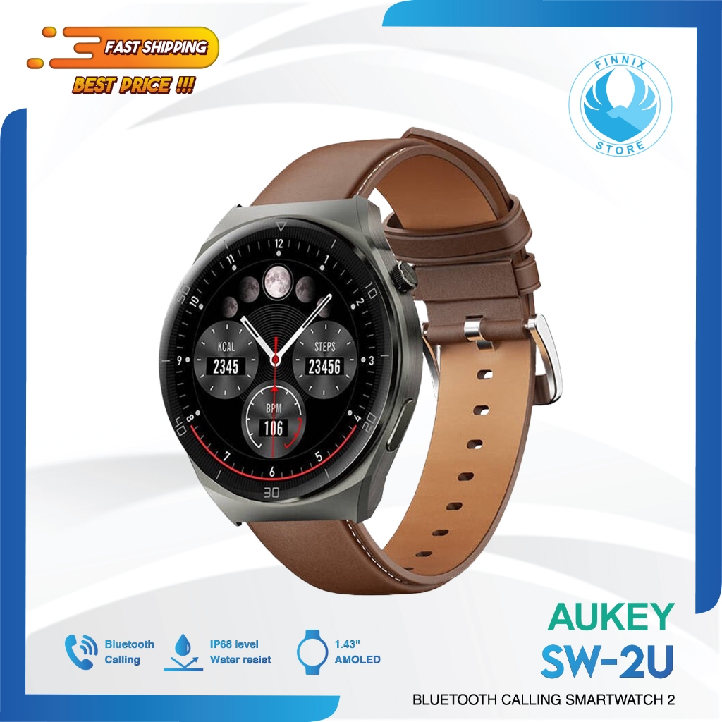 Jual Aukey Smartwatch 2 Ultra Aukey SW-2U Bluetooth Call | Shopee Indonesia