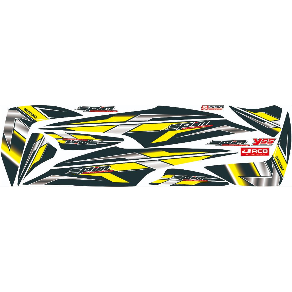 Jual STRIPING MOTOR SUZUKI SPIN 125 DECAL CUSTOM VARIAN SEMUA VARIASI ...