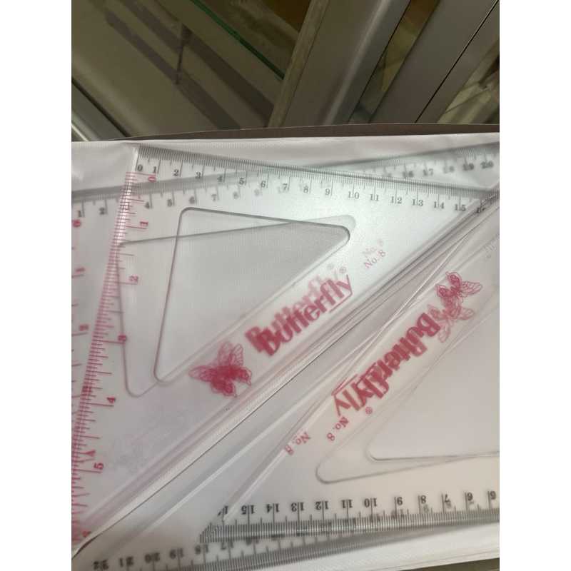 Jual Penggaris segitiga Butterfly | Shopee Indonesia