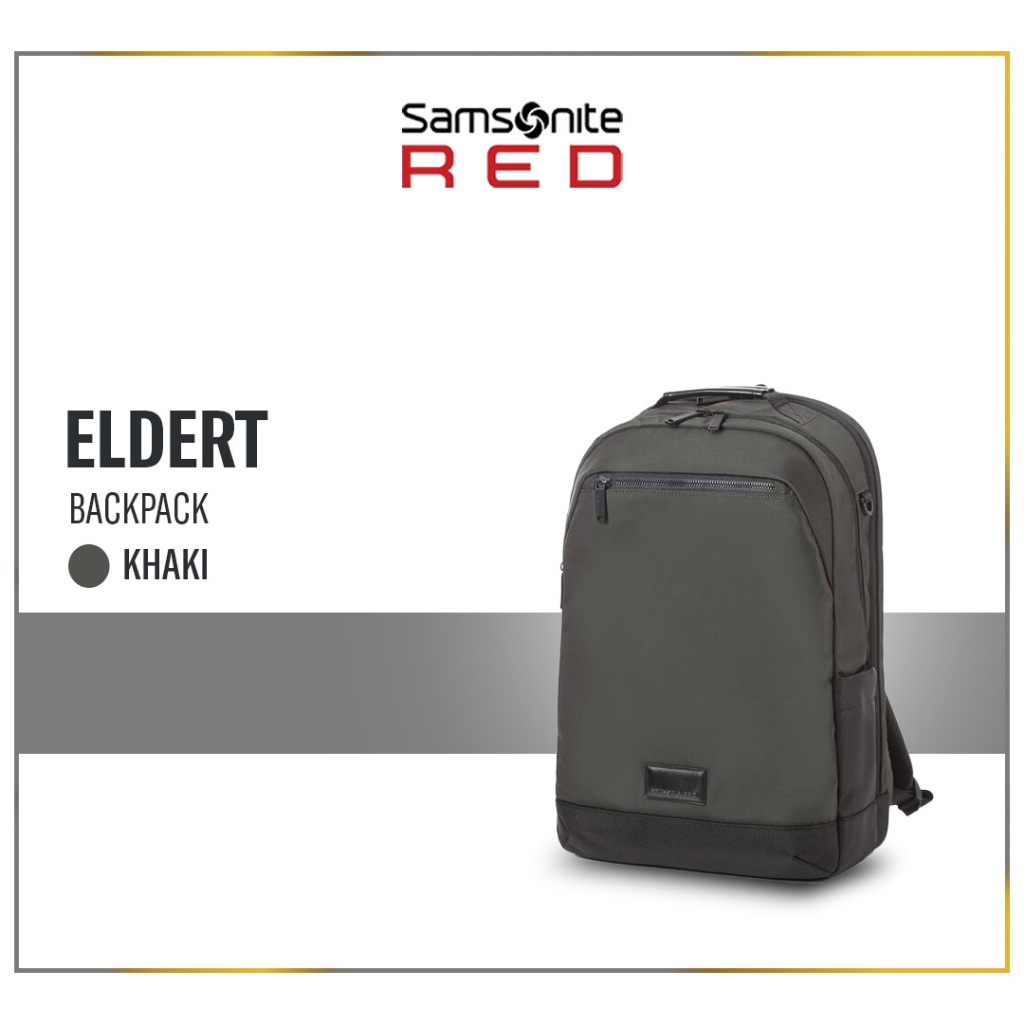 Jual Samsonite Red Label Backpack L Eldert - Khaki | Shopee Indonesia