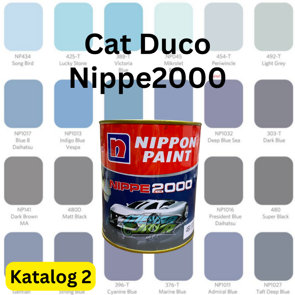 Jual Cat Duco Nippe 2000 1liter (KATALOG 2) | Shopee Indonesia