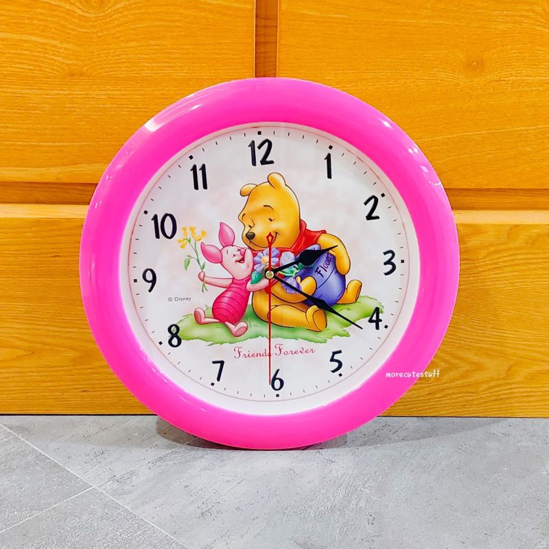 Jual WINNIE THE POOH JAM DINDING PINK POOH PIGLET | Shopee Indonesia