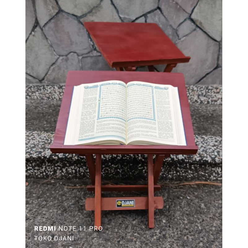 Jual Rekal/ Meja Portable/ Rehal/ Dampar/ Meja Baca Al Quran Model ...