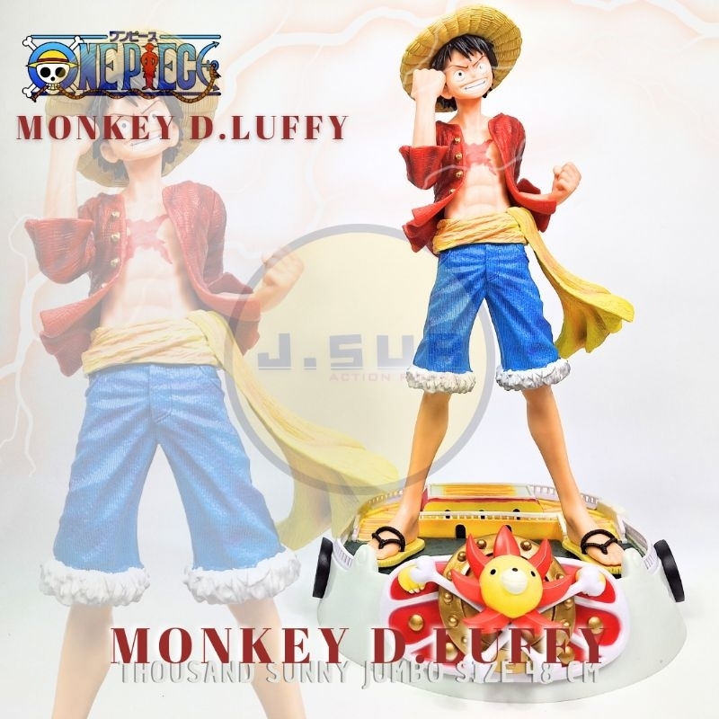 Jual Action Figure Monkey D. Luffy Statue Onepiece On Thousand Sunny Go ...