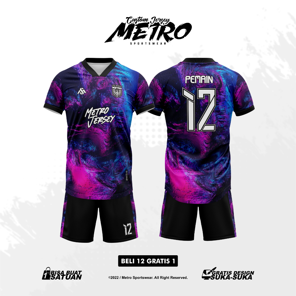 Jual Jersey Bola Custom Design Full Printing | Shopee Indonesia