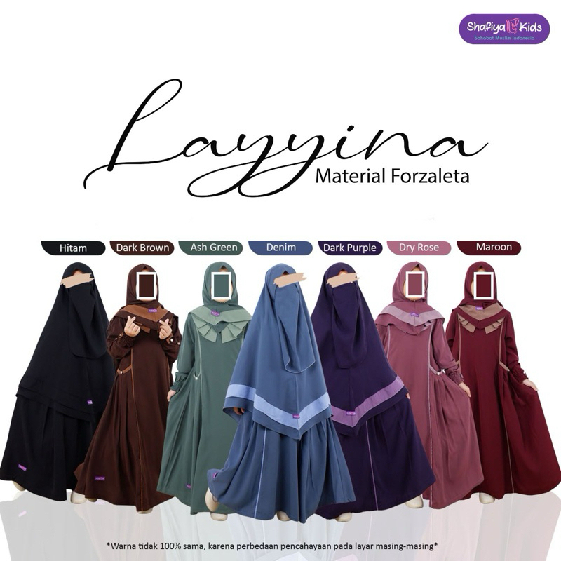 Jual Gamis Syar'i Anak Edisi Layyina by Shafiya kids ( Fast Po ...
