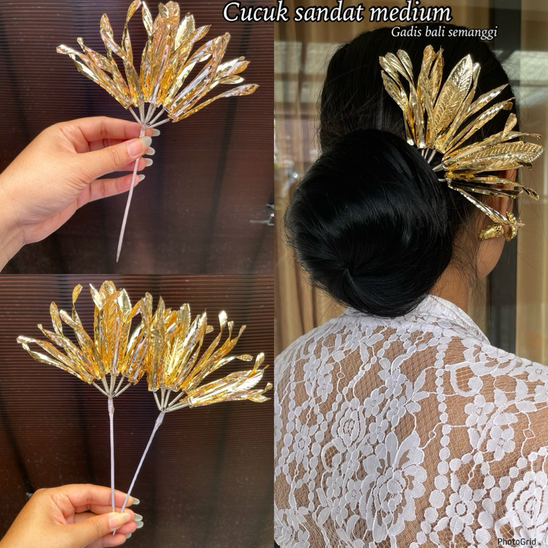 Jual cucuk sandat medium/ bunga sanggul/ bunga hair do | Shopee Indonesia