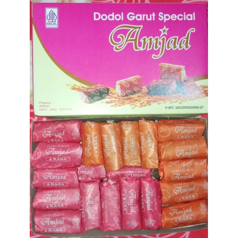 Jual Dodol Garut Rasa Durian mix Strawberry 1 kg (oleh-oleh khas Garut ...