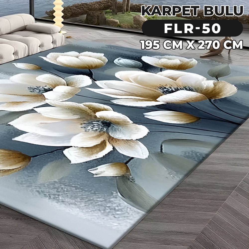 Jual Ai Home Karpet Bulu Rasfur Ukuran 270x195cm Karpet Lantai Bulu ...