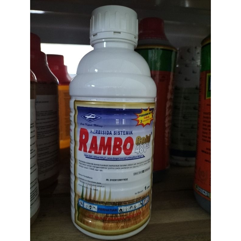 Jual Herbisida Sistemik RAMBO Gold 480SL pembasmi rumput gulma 1L ...