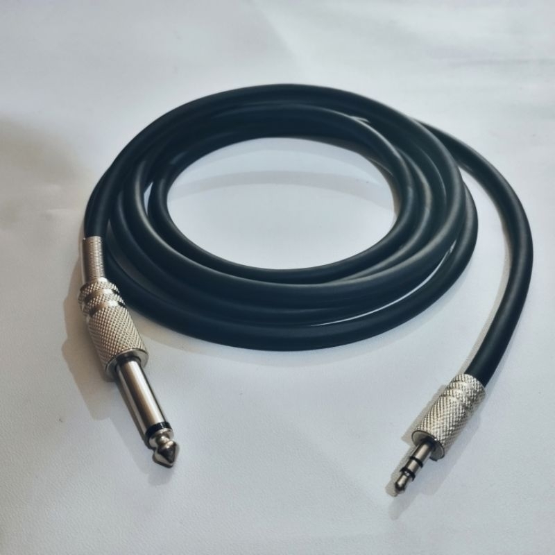 Jual kabel keyboard jack akai 6,5mm mono to 3,5mm stereo 20 meter ...