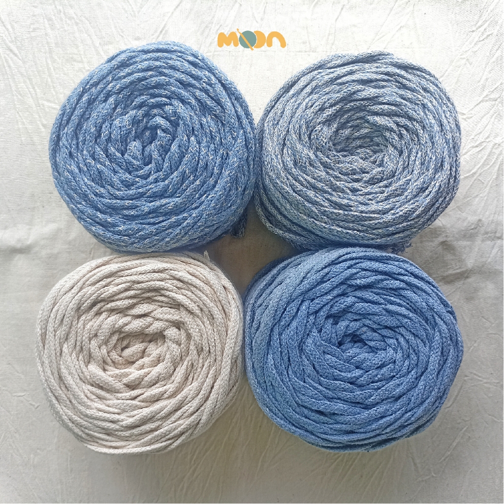 Jual Katalog Denim Yarn / Benang Rajut / Tali Macrame | Shopee Indonesia