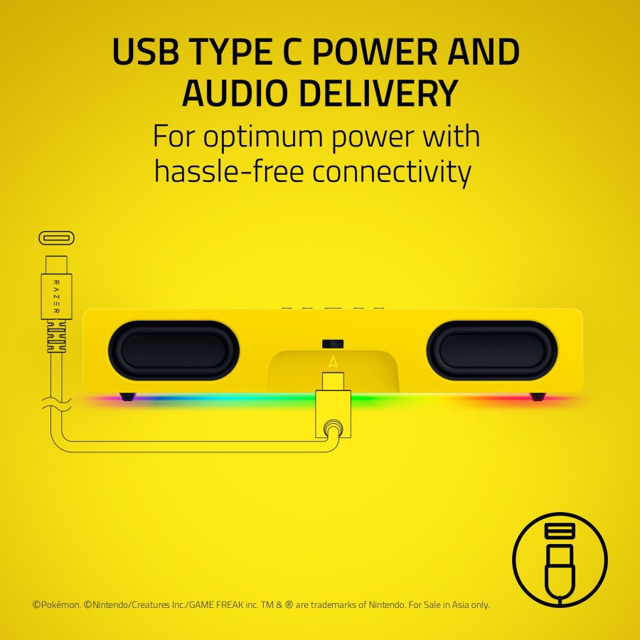 Jual Razer Leviathan V2 X Pokemon PC Gaming Soundbar Speaker Pikachu ...