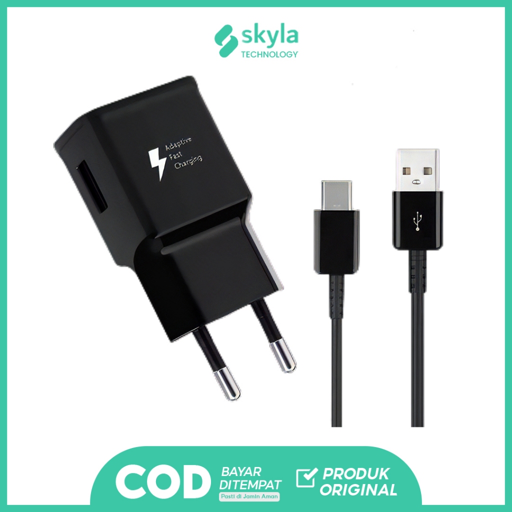 Jual CHARGER SAMSUNG S10+ TYPE C FAST CHARGING | Shopee Indonesia