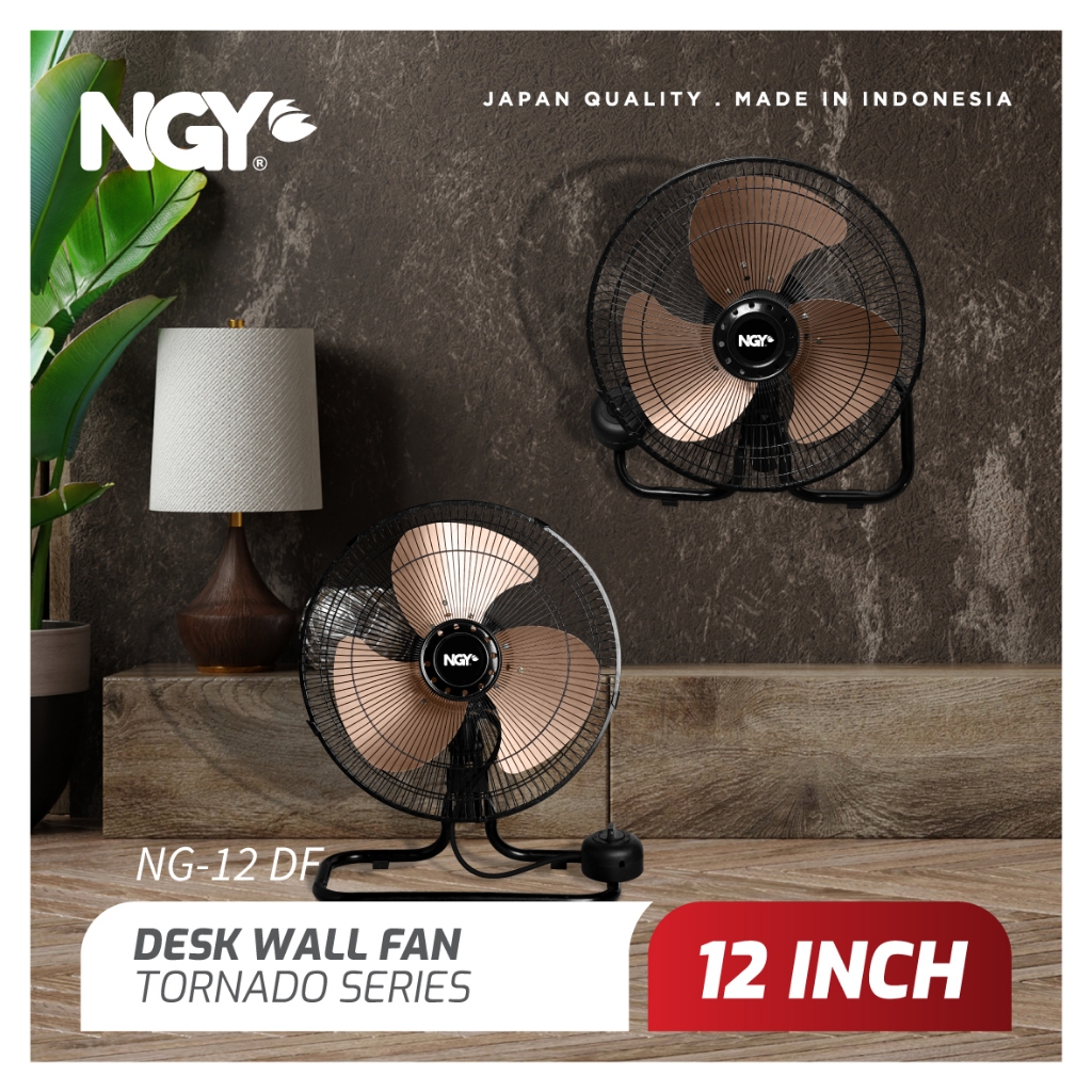 Jual NGY Tornado Fan 2in1 / Kipas Angin Lantai Dinding Besi 12 inch | NG12DW NAGOYA | Shopee ...