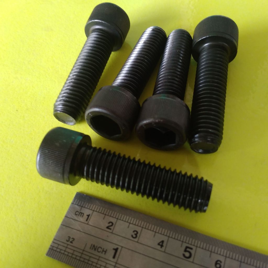 Jual BAUT L BAJA M16 X 50 / BAUT L M16 X 50 / BAUT L M16X50 BAJA HITAM / BAUT M16 / BAUT 24 ...