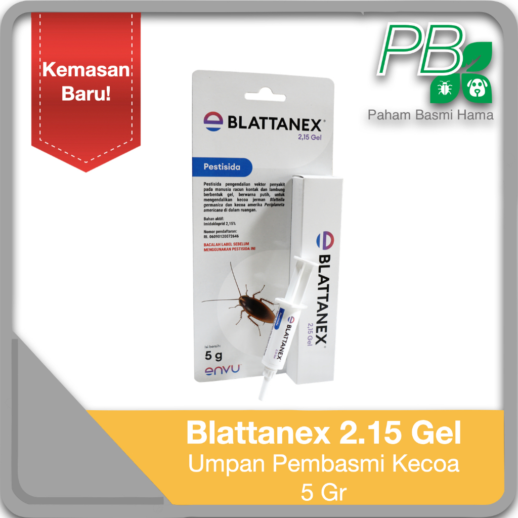 Jual Blattanex Gel Bayer - Umpan Pembasmi Kecoa - Racun Anti Kecoa - 5 ...