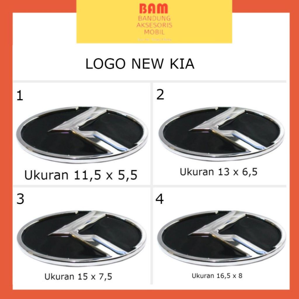 Jual Emblem Logo Mobil KIA Model New | Shopee Indonesia