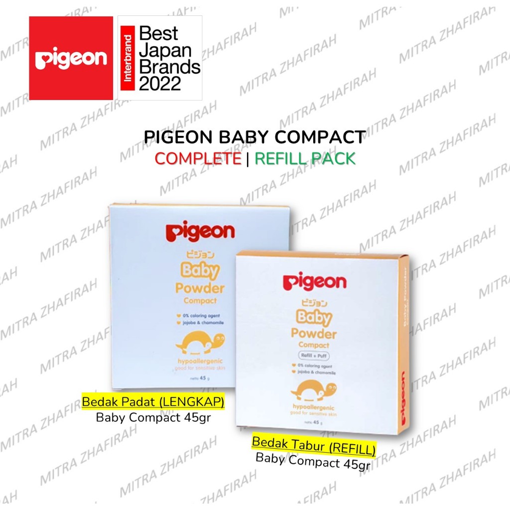 Jual PIGEON Bedak PADAT BAYI PIGEON 45gr FULL dan REFILL / PIGEON BABY ...