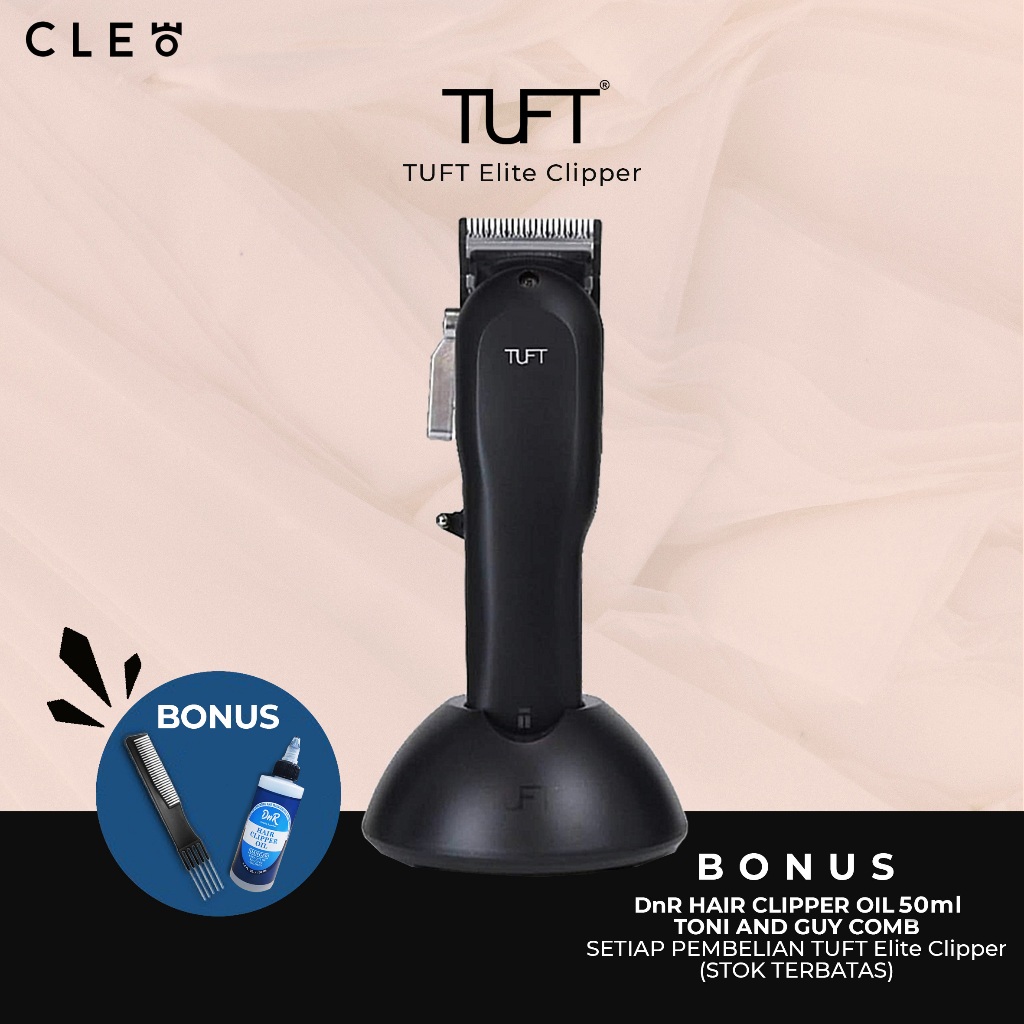 Jual TUFT Elite Cordless Hair Clipper - 100% Original - 1 Tahun Garansi ...