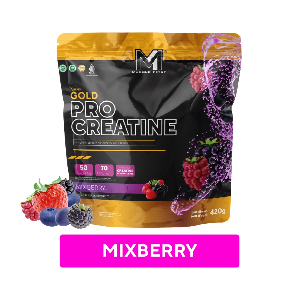 Jual MUSCLE FIRST Pro Creatine 420gr - Menambah Massa Otot Suplemen ...
