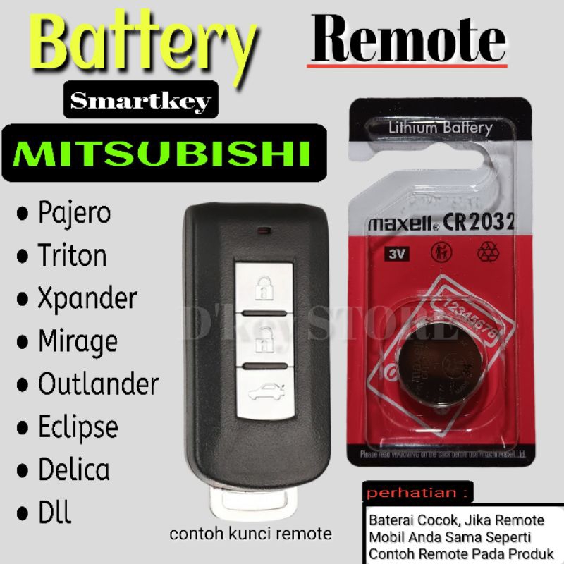 Jual Baterai Battery Batre Batrai Batre Kunci Remote Remot Smartkey ...
