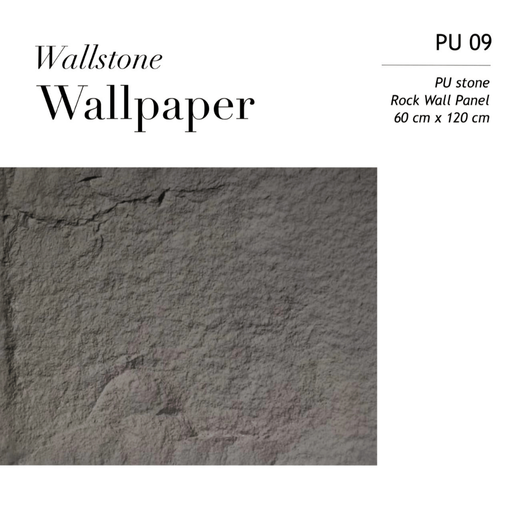 Jual WallStone Wallpaper Outdor Bahan PU Kokoh 1.2m x 60cm tebal 3cm | Shopee Indonesia