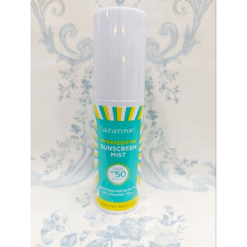 Jual Azarine Hydrasoothe Sunscreen Mist SPF50 60ml | Shopee Indonesia