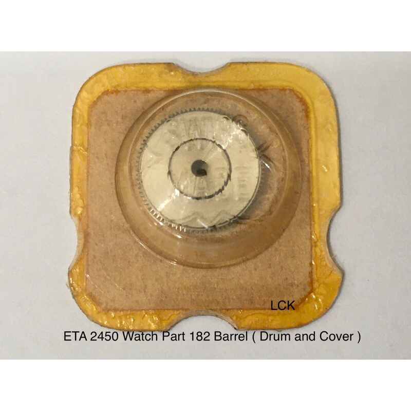 Jual ETA 2450 2474 Watch Part 182 Barrel ( Drum & Cover ) / ETA 2450 ...